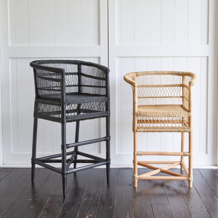 Traditional Counter / Bar Stool with Brass/Copper Feet | Coastal Drift AU